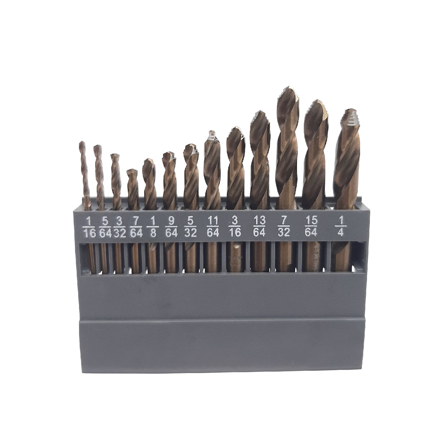 13 PIECE HYPER-STEP STUBBY COBALT DRILL BIT SET - Matco Tools
