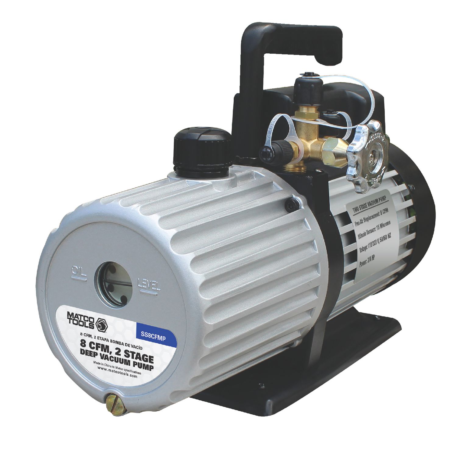 8 CFM DUAL VOLTAGE VACUUM PUMP - Matco Tools